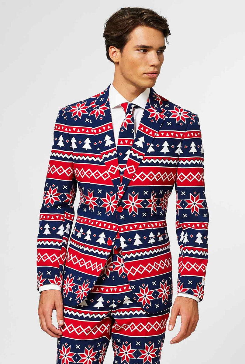 Nordic Noel | Nordic Christmas Suit for men | OppoSuits