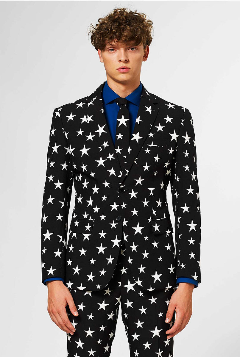 Starstruck | Men's suit with star print | OppoSuits
